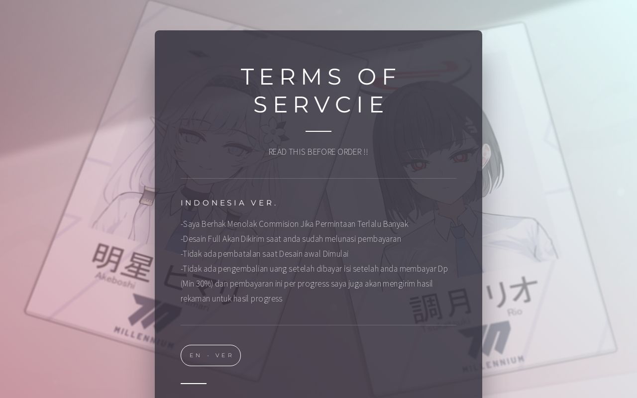 terms of service